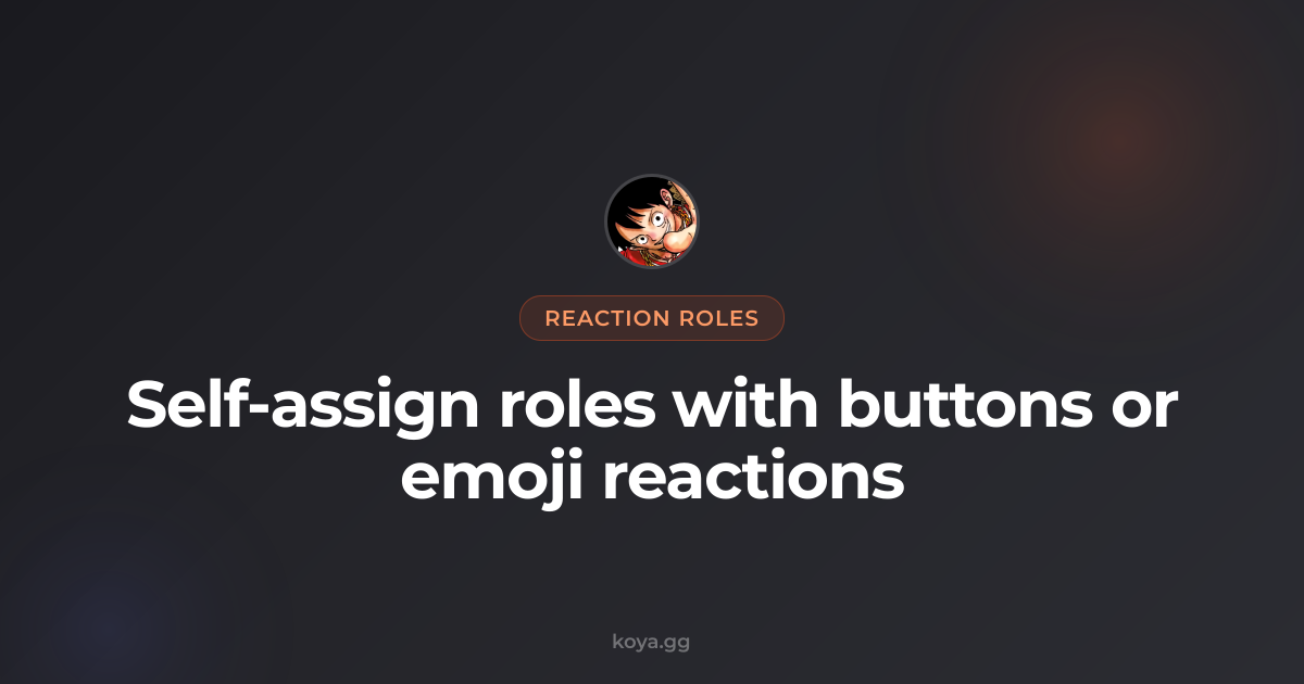 Reaction Roles Bot for Discord: Self-Assign Roles in Seconds